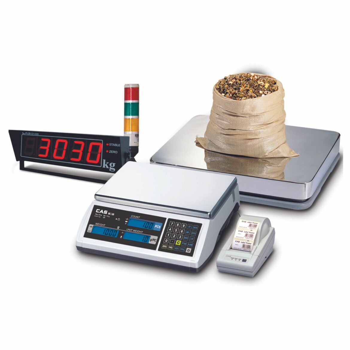 CAS India | Buy Weighing Scale, Label, Ticket Printing Scale & More