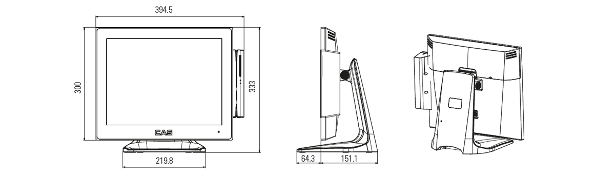 CAS POS SYSTEM POS Terminal - CAS India