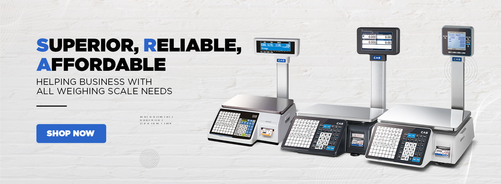 CAS India | Buy Weighing Scale, Label, Ticket Printing Scale & More